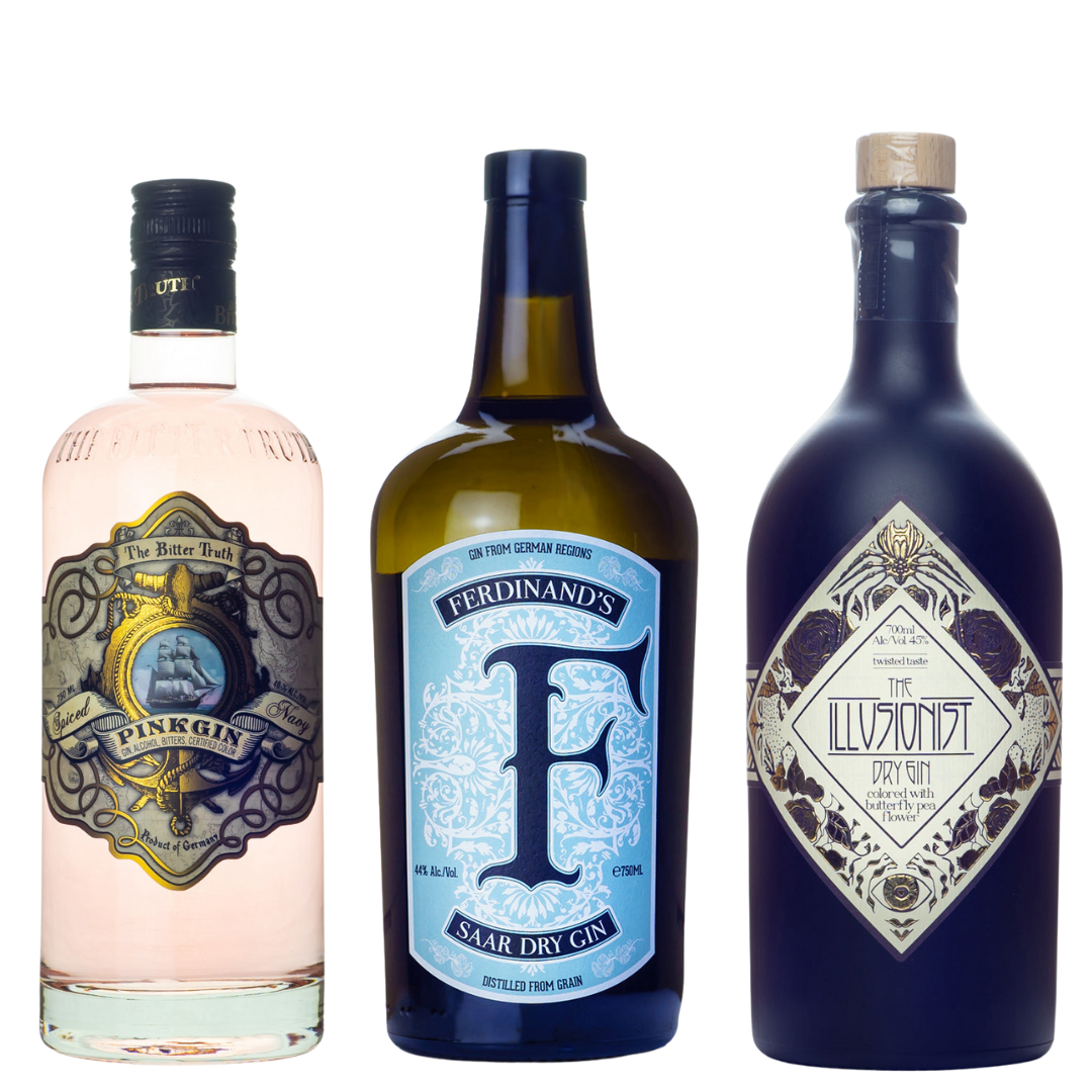 German Gin Flight — Bitters & Bottles