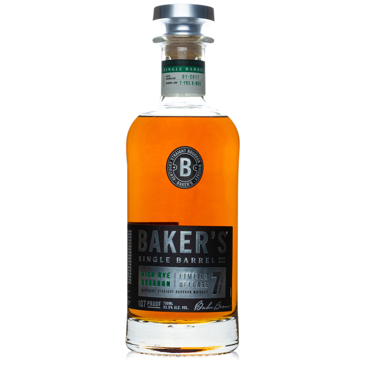Baker's High Rye Limited Edition 7 Year Bourbon — Bitters & Bottles