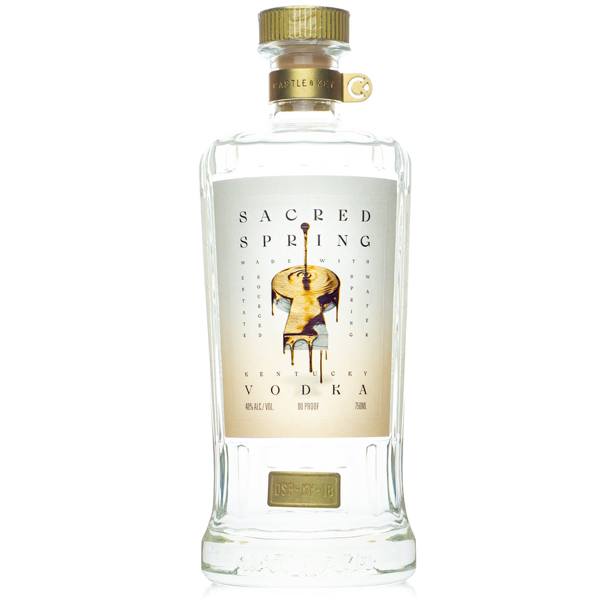 Castle & Key Sacred Spring Vodka — Bitters & Bottles