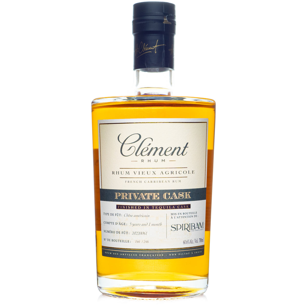 Clement Private Cask Tequila Finish Vieux Agricole Rhum — Bitters & Bottles
