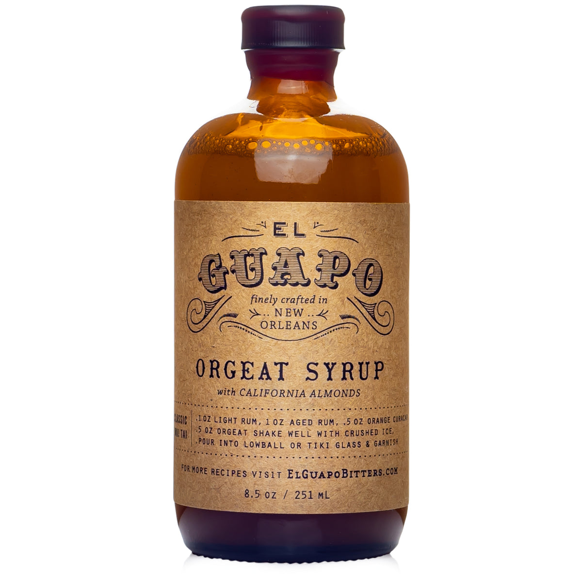 El Guapo California Almond Orgeat Syrup — Bitters & Bottles