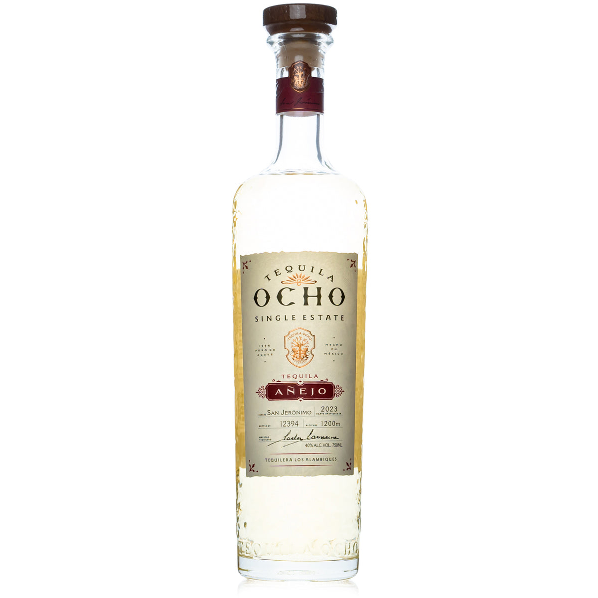 Ocho Single Estate 2023 San Jeronimo Anejo Tequila — Bitters & Bottles