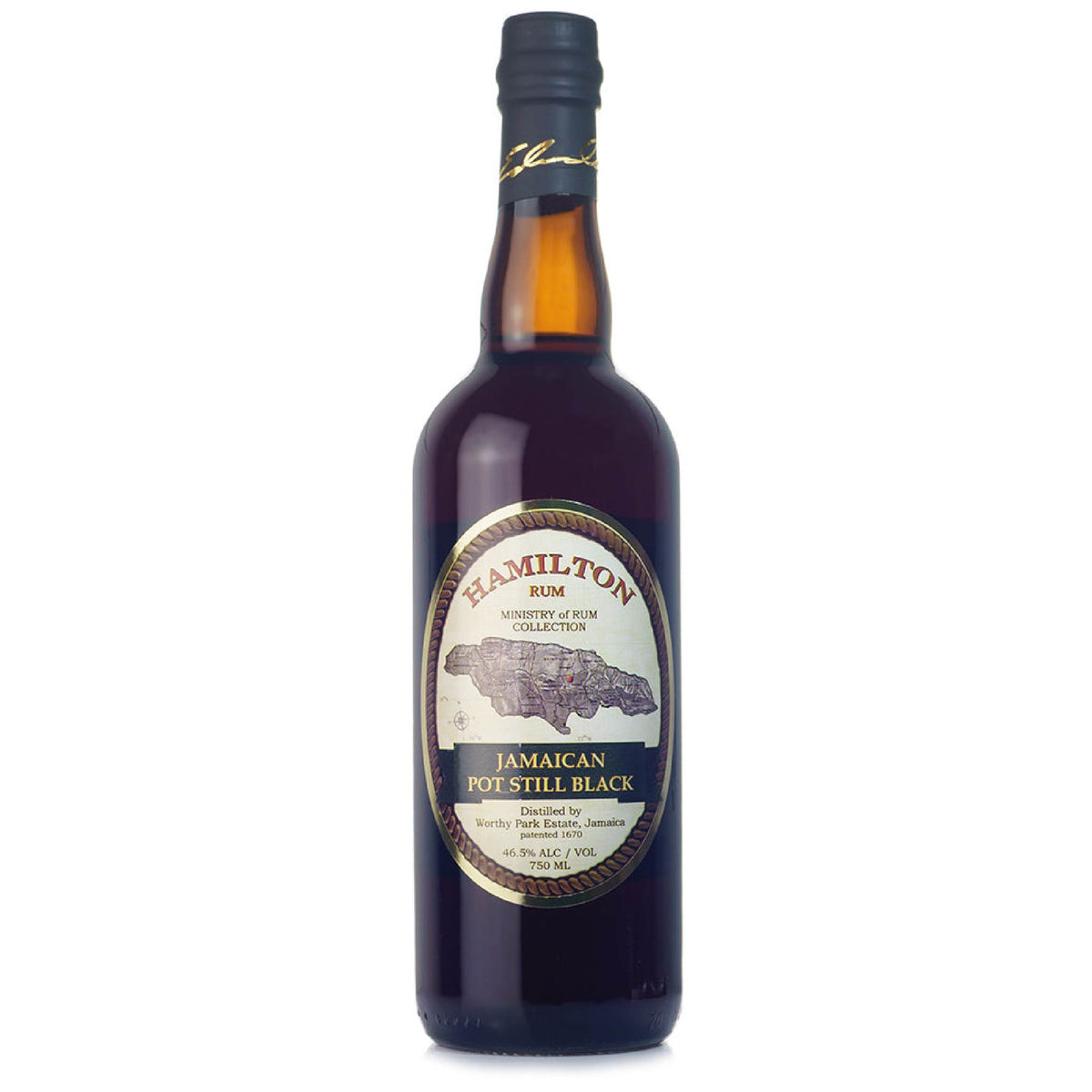 Hamilton Jamaican Pot Still Black Rum — Bitters & Bottles