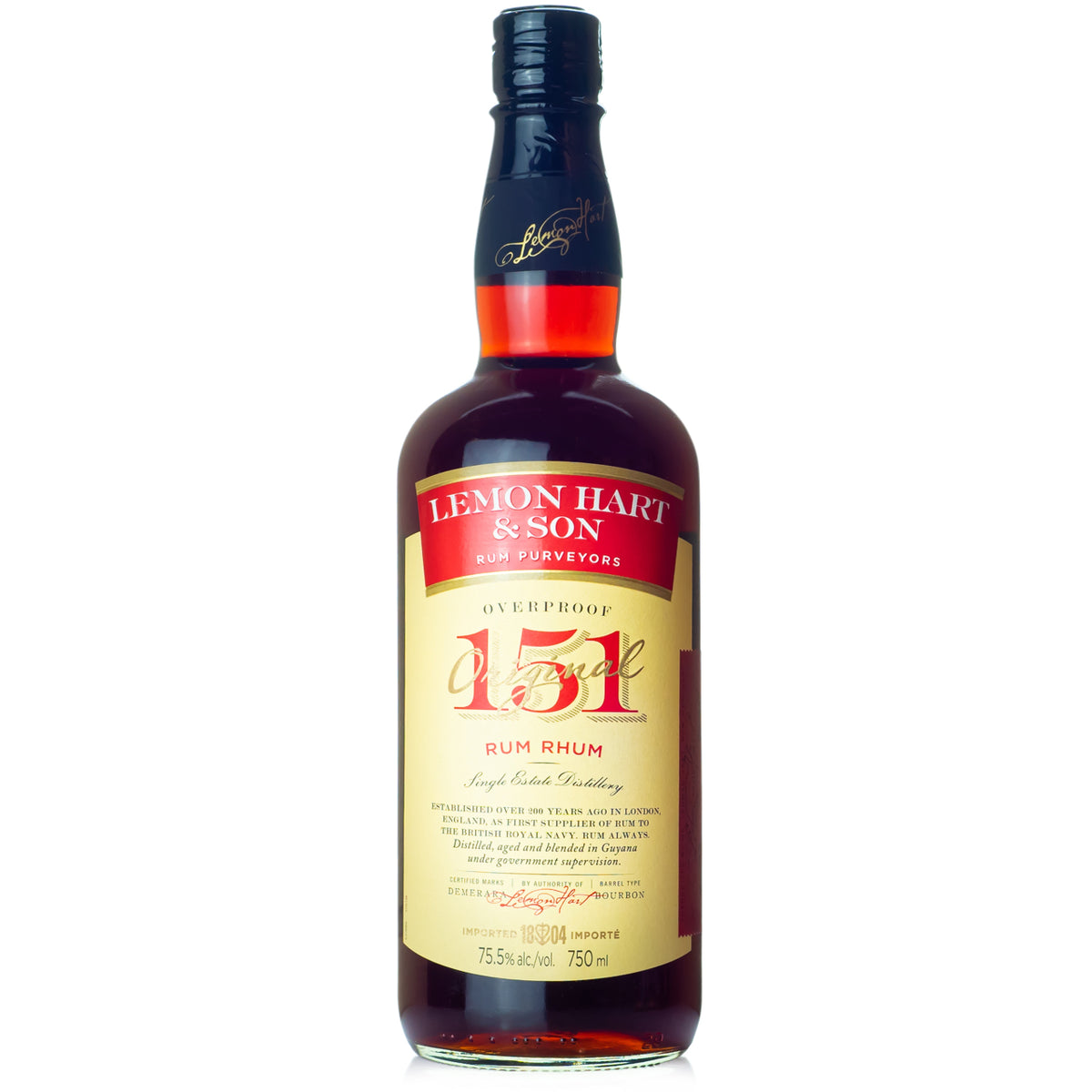 Lemon Hart Overproof 151 Rum — Bitters & Bottles