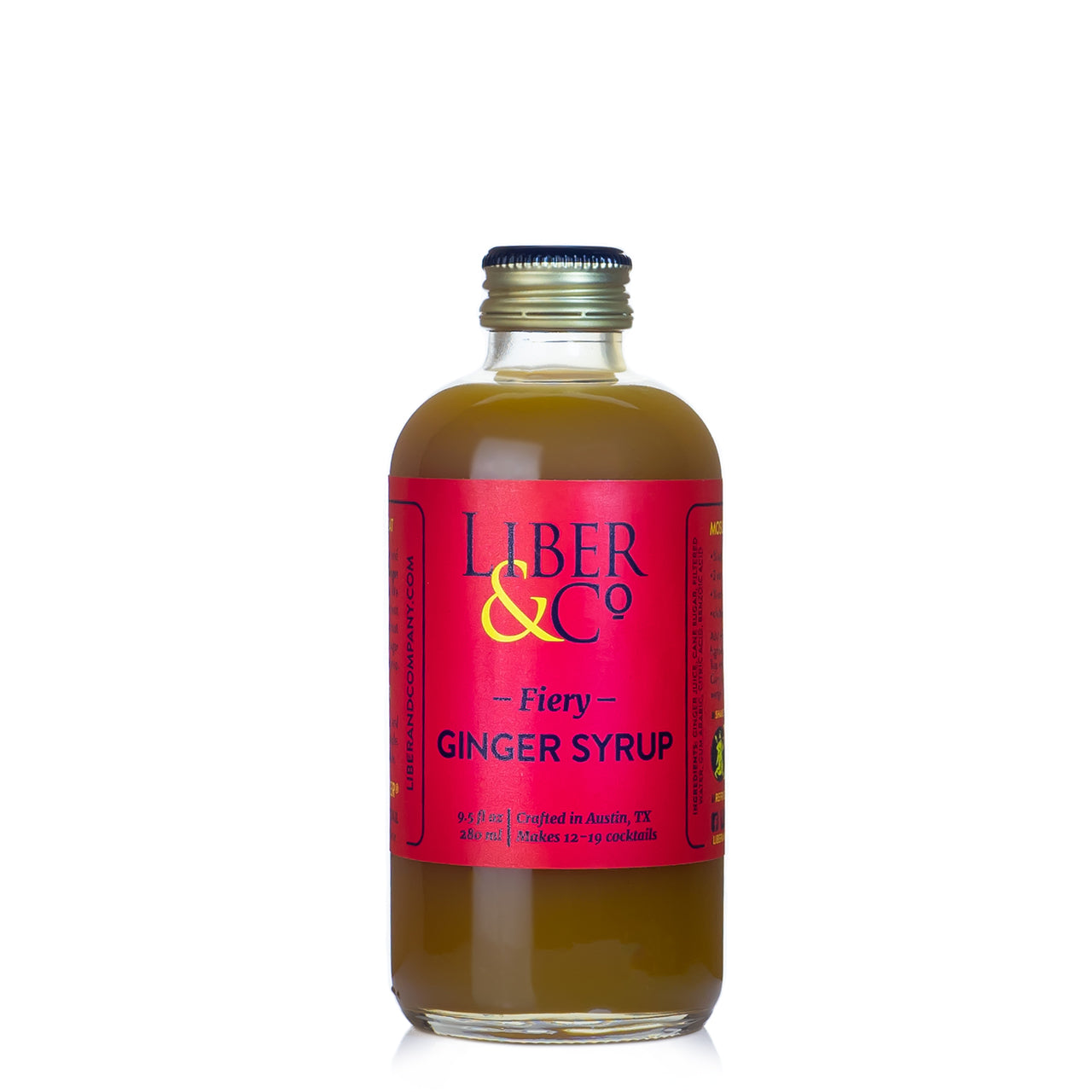 Liber & Co Fiery Ginger Syrup — Bitters & Bottles