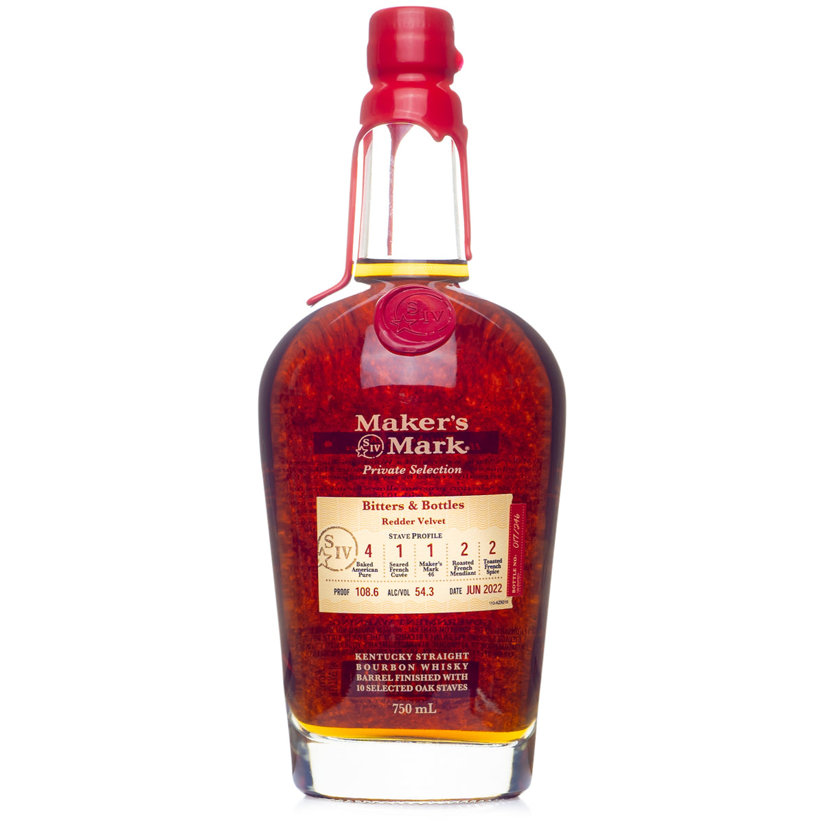 Maker's Mark "Redder Velvet" Private Selection Bourbon — Bitters & Bottles