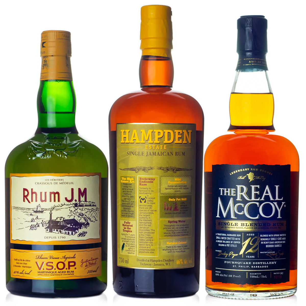 Regions of Rum Flight - Aged Rums — Bitters & Bottles